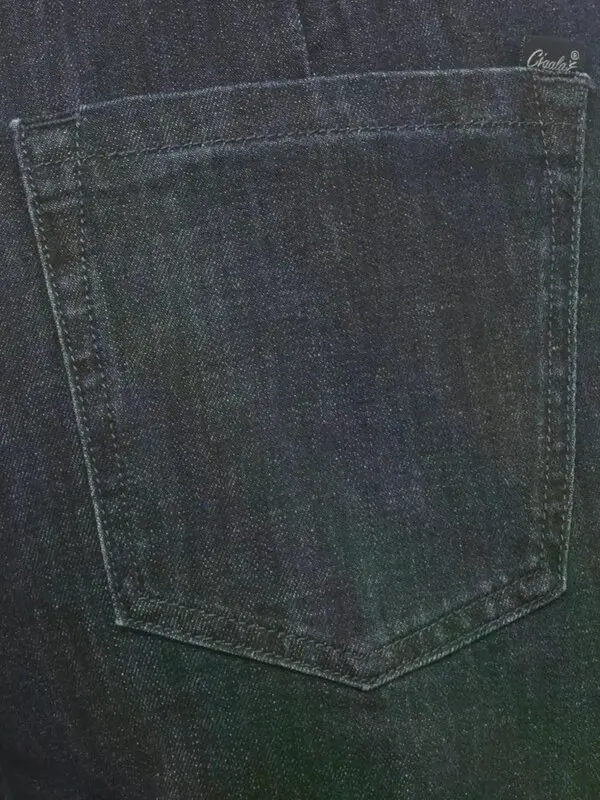 CIGALA'S Wide-leg Raw-cut Jeans