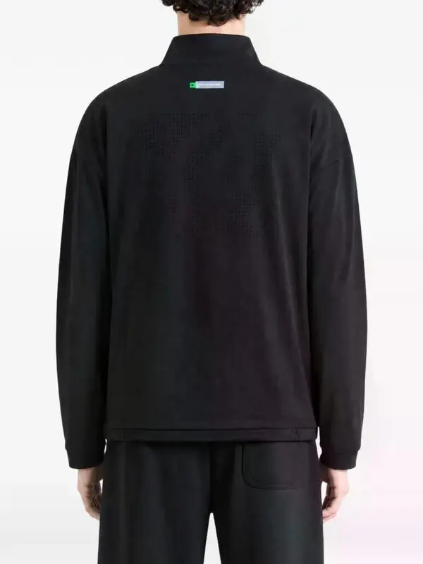 MALBON Quarter-zip Logo-print Sweater