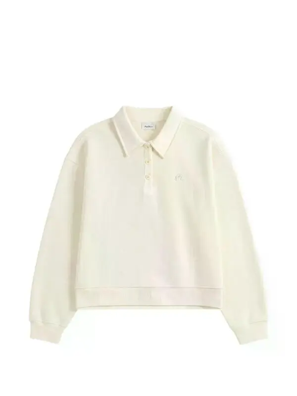 MALBON Teresa Logo-embroidered Polo Top - Neutrals