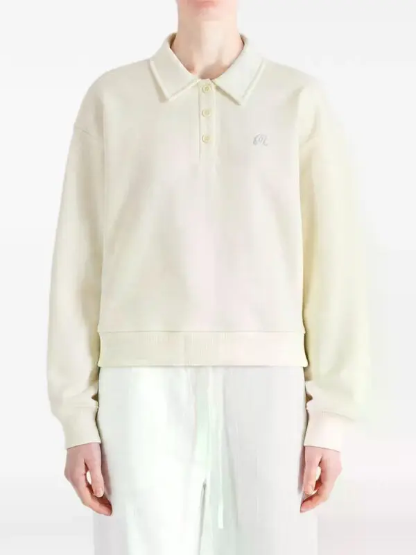 MALBON Teresa Logo-embroidered Polo Top