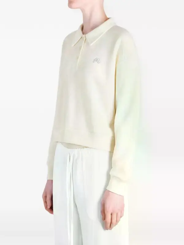 MALBON Teresa Logo-embroidered Polo Top