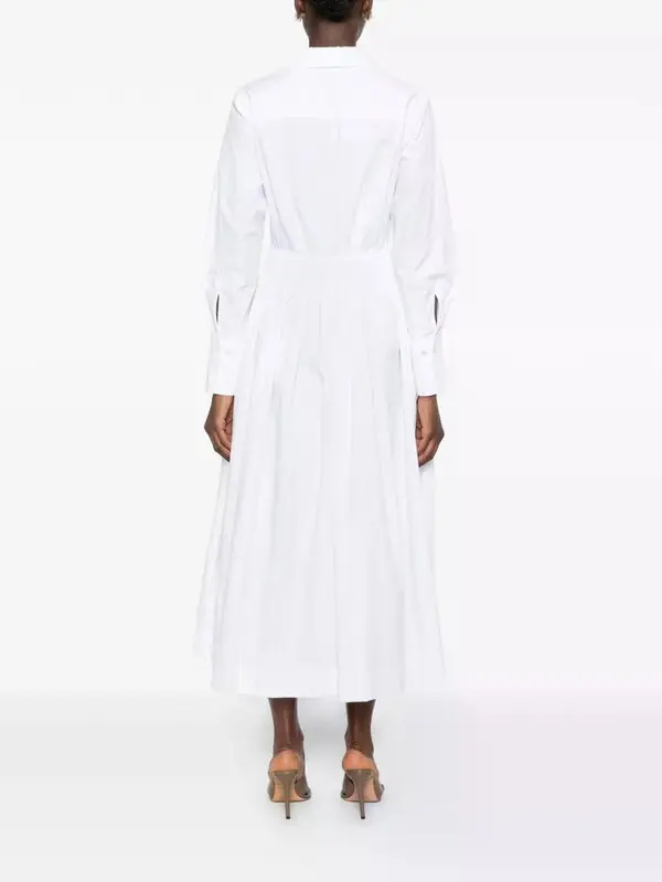JOSEPH Kathe Smocked Midi Dress