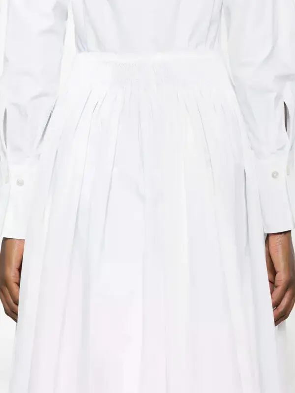 JOSEPH Kathe Smocked Midi Dress