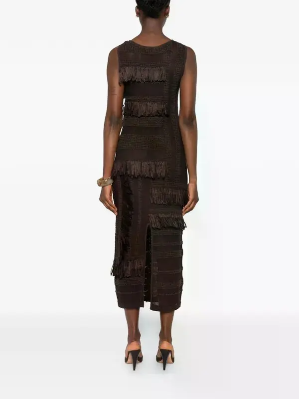 JOSEPH Nari Midi Dress In Espresso