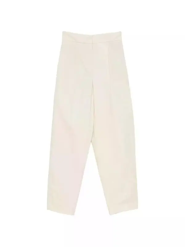 JOSEPH Paver Pleated Trousers - Neutrals
