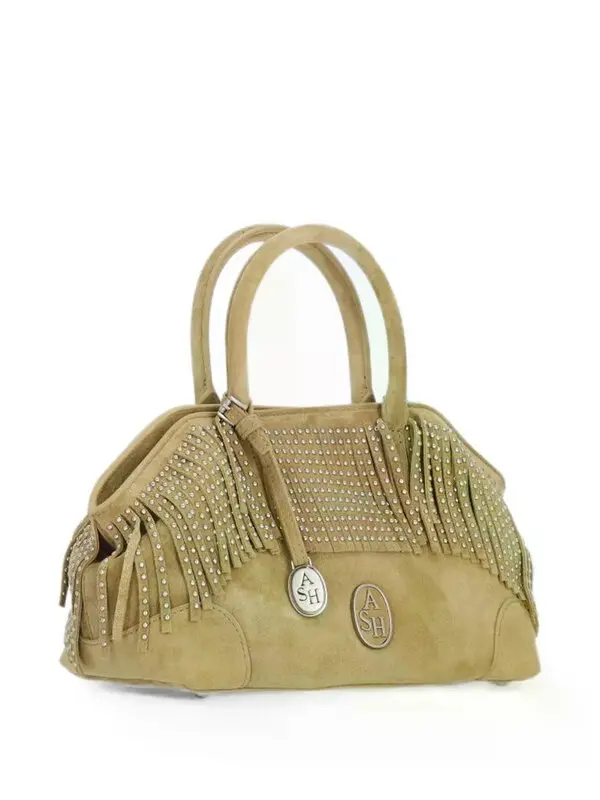 Ash Studded Fringe Shoulder Bag