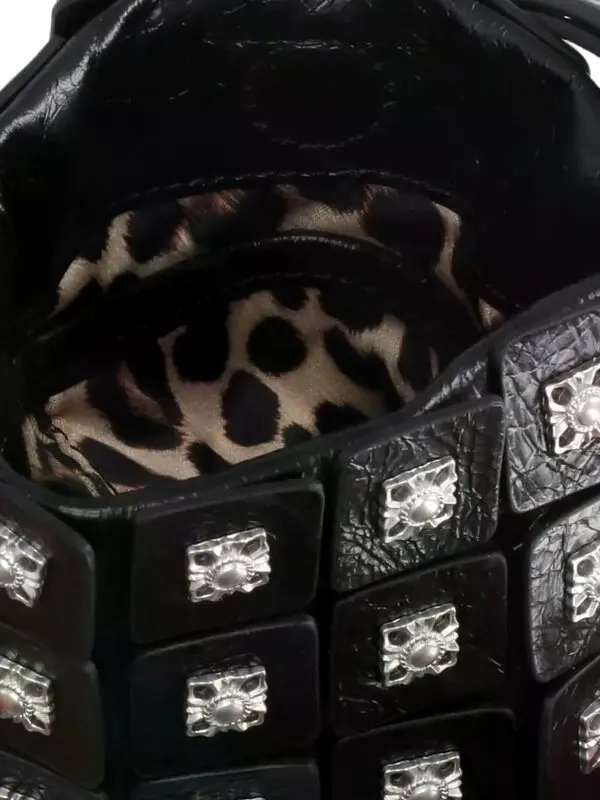 Ash Rubina Studded Shoulder Bag