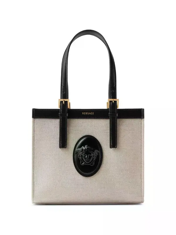 Versace Mini Rivière Medusa Cameo Tote Bag - Neutrals