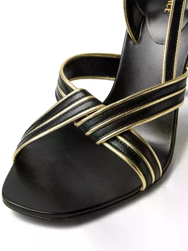 Versace Nappa Leather Sandals 90mm Heel