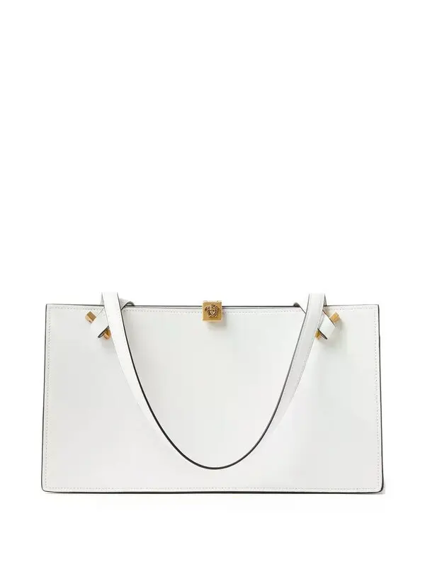 Versace Severine Leather Tote - White