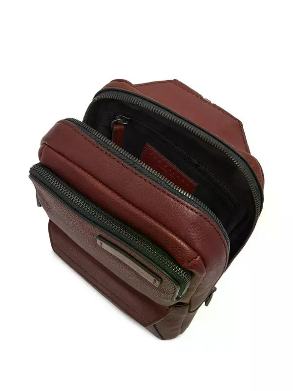 THE BRIDGE Leather Zip-fastening Backpack
