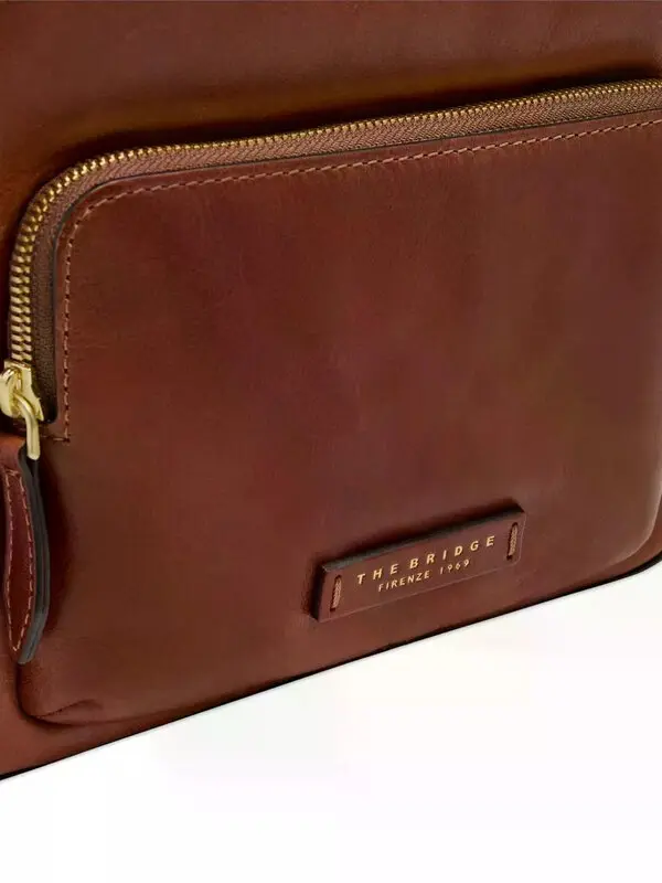 THE BRIDGE Leather Backpack