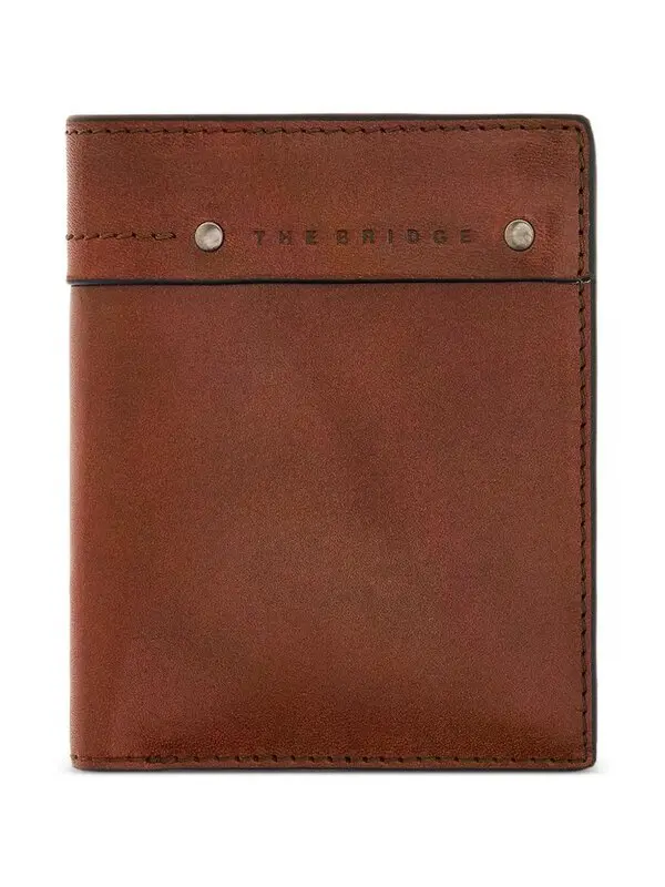 THE BRIDGE Ludovico Logo-debossed Leather Card Holder