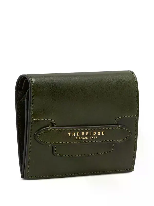 THE BRIDGE Logo-stamped Leather Wallet