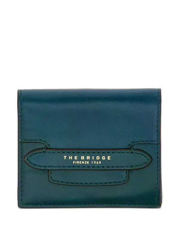 THE BRIDGE Logo-print Leather Wallet