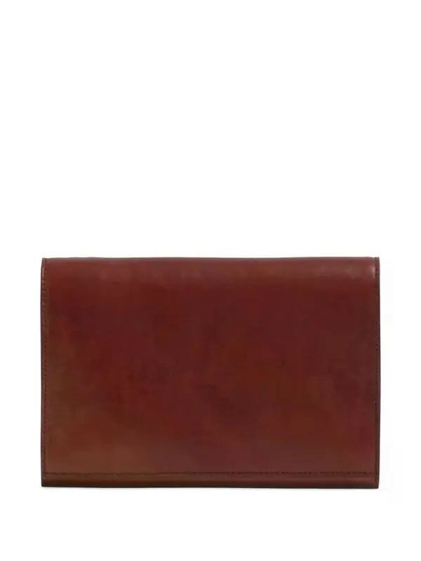 THE BRIDGE Leather Foldover Clutch Bag