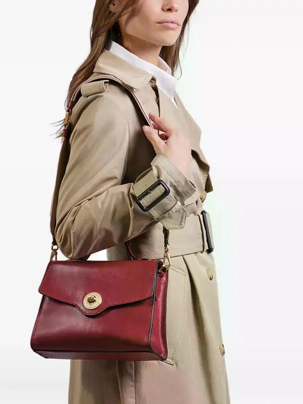 THE BRIDGE Irene Leather Foldover Shoulder Bag