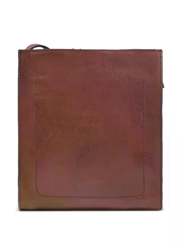THE BRIDGE Logo-plaque Leather Shoulder Bag