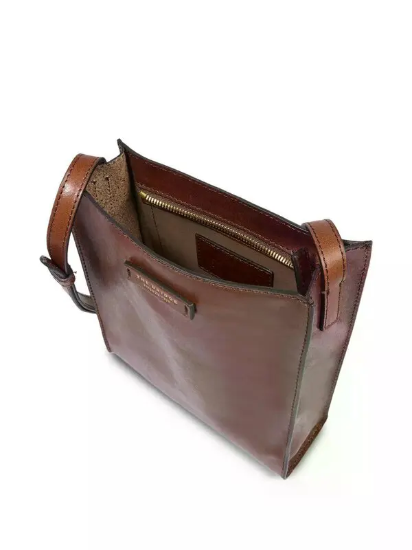 THE BRIDGE Logo-plaque Leather Shoulder Bag