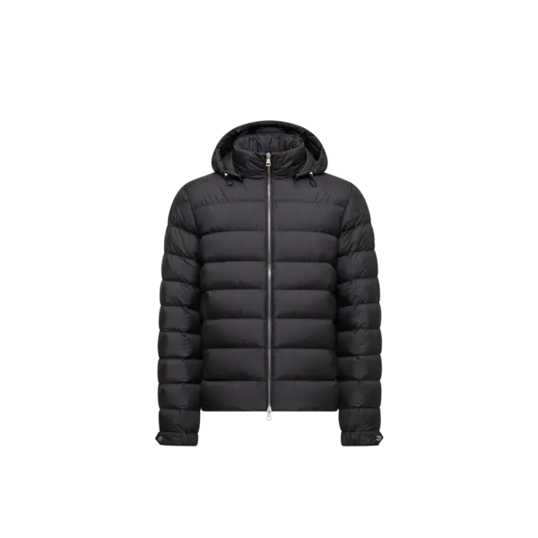 Moncler Arneb Hooded Short Down Jacket - Black