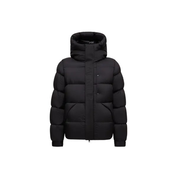 Moncler Madeira Hooded Short Down Jacket - Black
