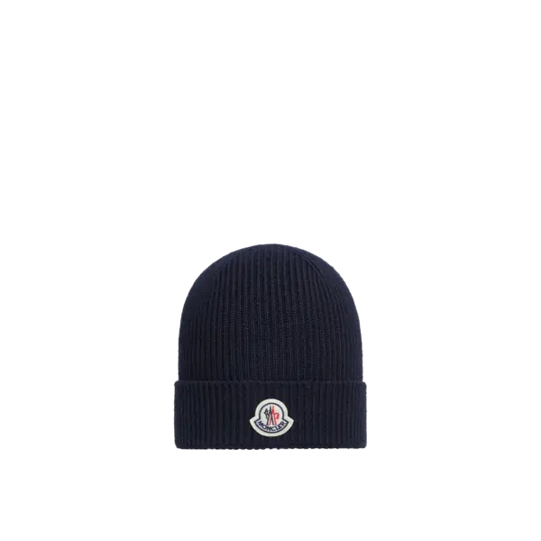 Moncler Wool Beanie - Blue