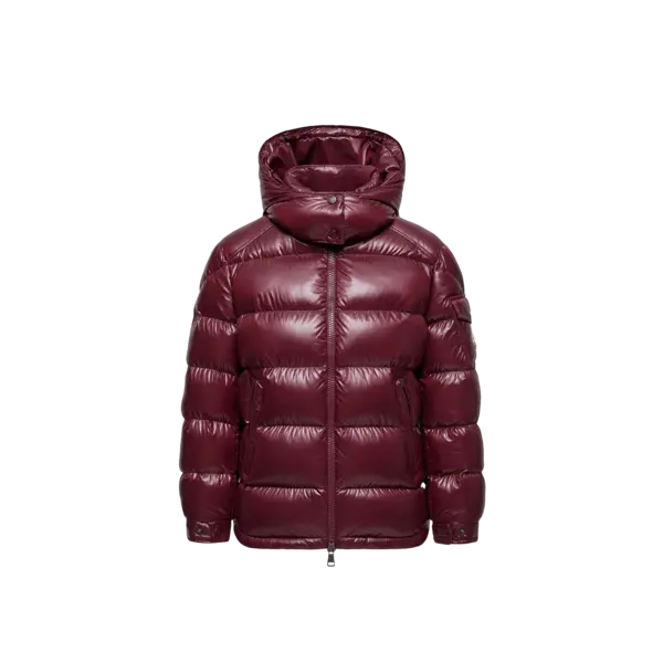 Moncler Maire Hooded Short Down Jacket - Red
