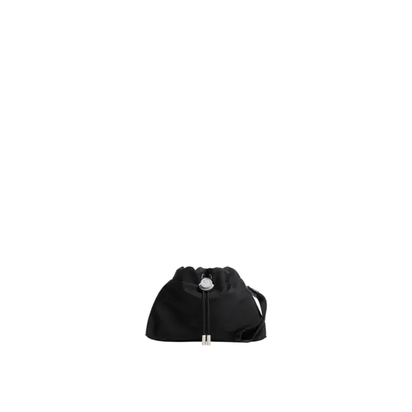 Moncler Trick Pouch In Nylon - Black