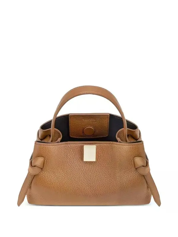 Yuzefi Mini Gyoza Leather Tote Bag