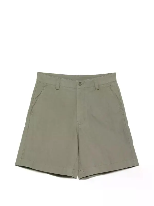 Aspesi Belted Chino Shorts - Green