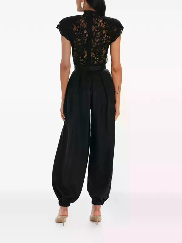 MANURI Amalie Floral Lace Top