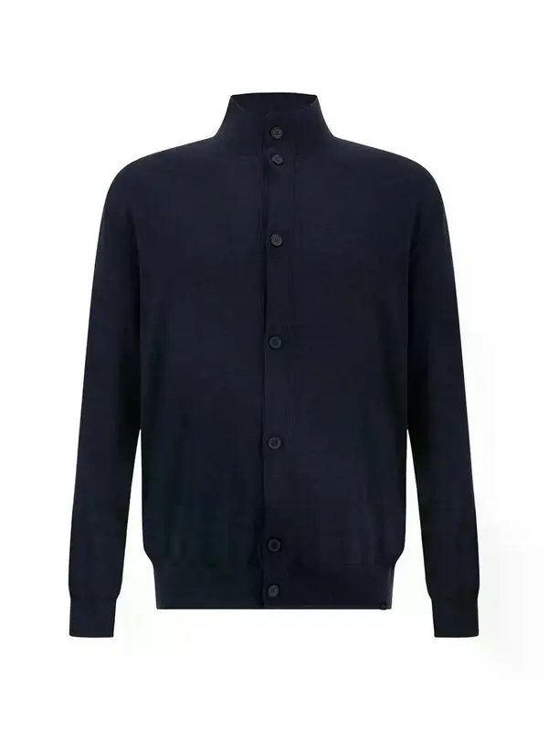 Paul & Shark High-neck Button-up Cardigan