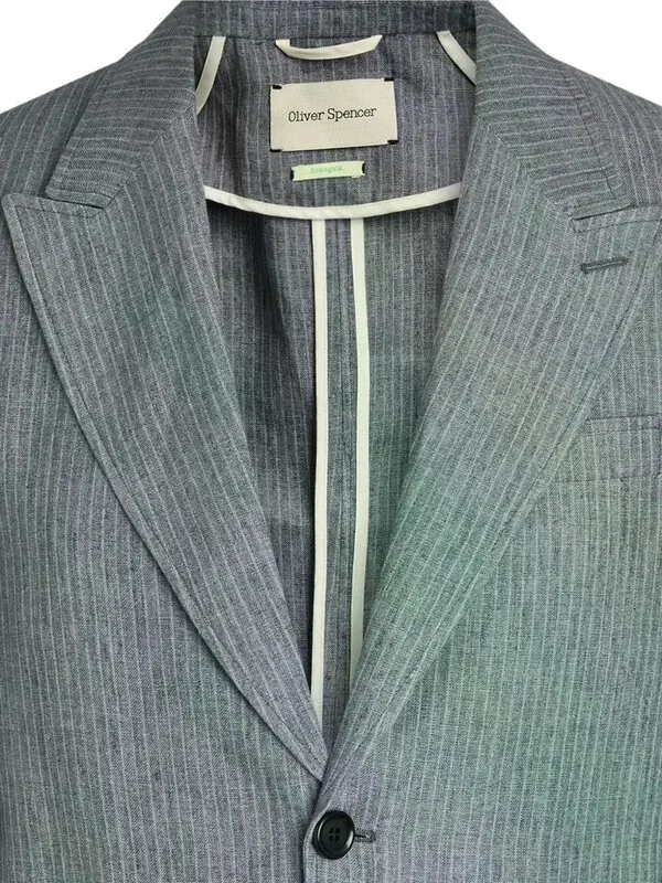 Oliver Peoples Finsbury Pinstripe-pattern Peak-lapel Jacket