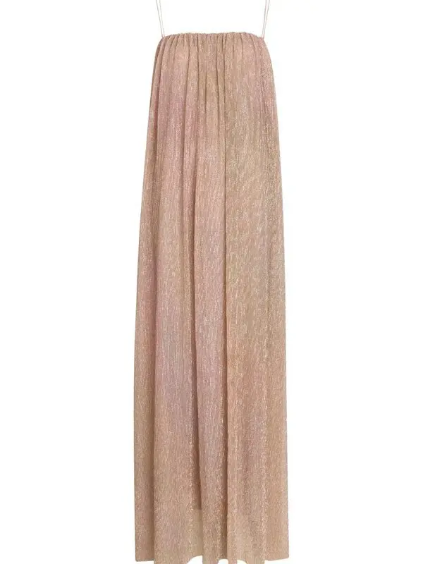 L'IDEE Amante Pleated Maxi Gown