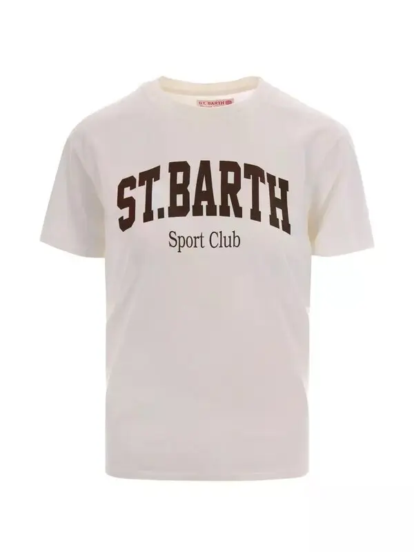 MC2 SAINT BARTH Emilie Sport Club T-shirt - Neutrals