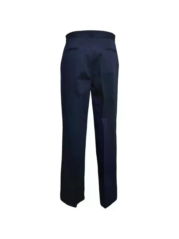 SOLOTRE Pressed-crease Straight-leg Trousers