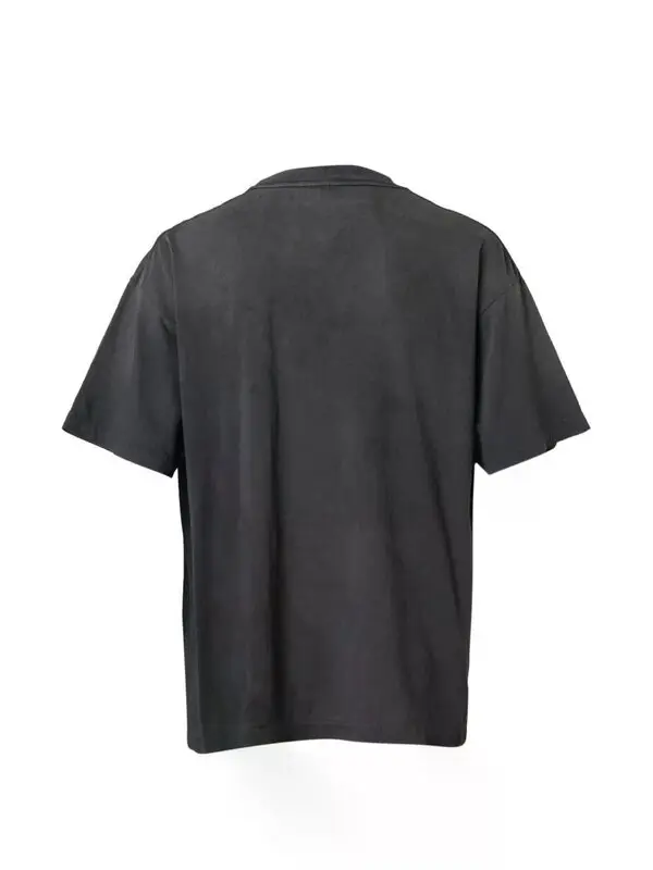SAINT MXXXXXX Graphic-print Distressed T-shirt
