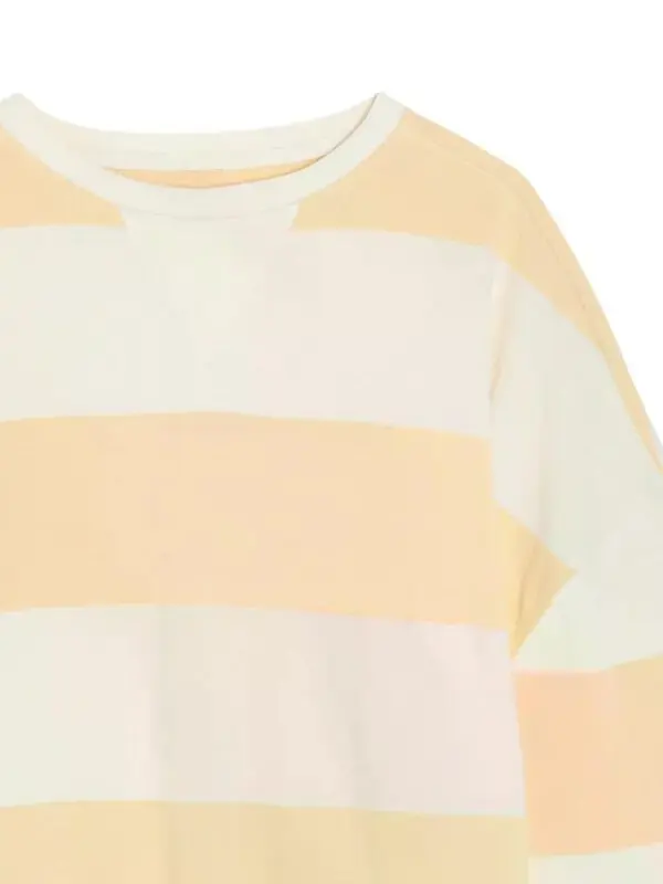 Free People We The Free Striped Cotton Crewneck Sweatshirt