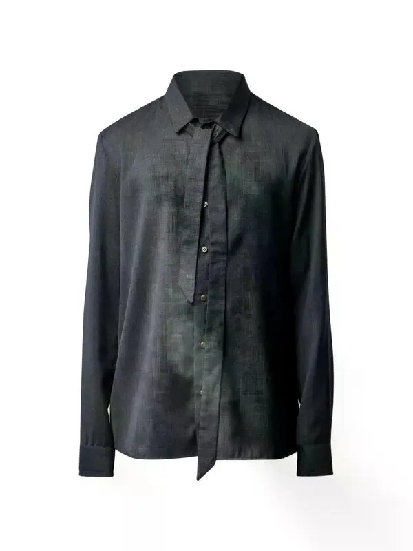K'ANG Tie-detail Long-sleeved Shirt