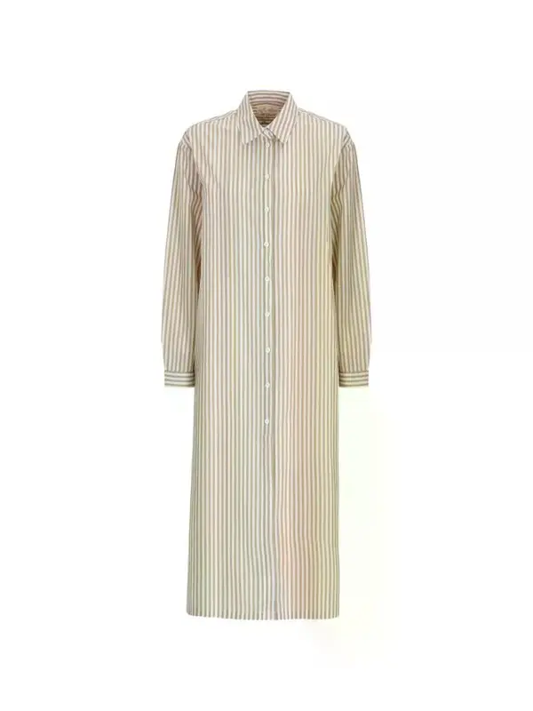 MC2 SAINT BARTH Adeline Striped Shirt - Neutrals