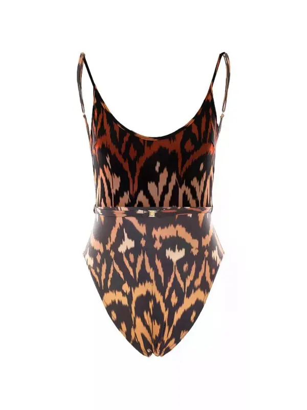 Zimmermann Aster Zebra-print One-piece Swimsuit