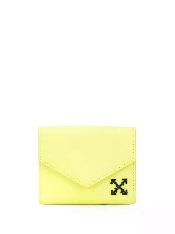 Off-White Arrow Logo Purse - Yellow