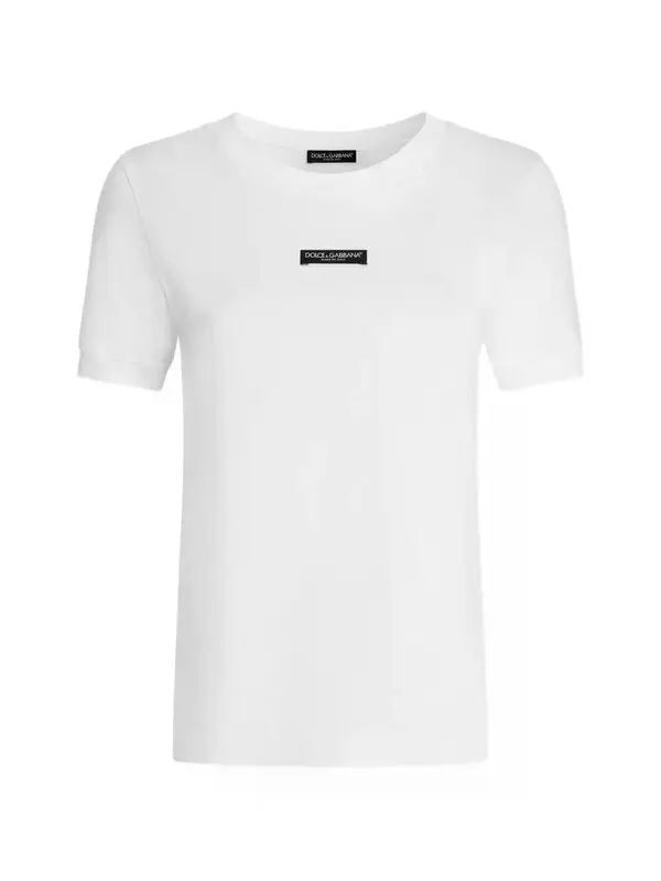 Dolce & Gabbana Dg Embroidery Jersey T-shirt - White