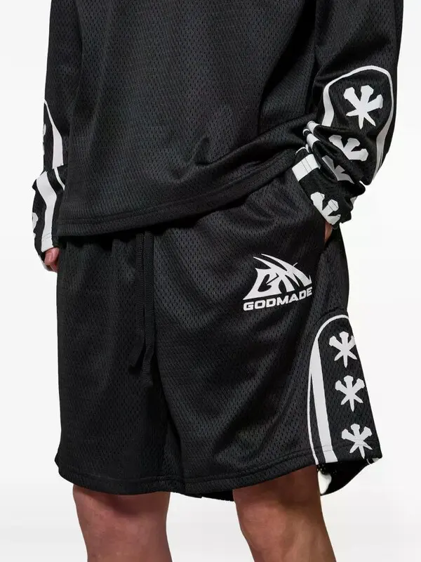GODMADE Logo Detail Shorts