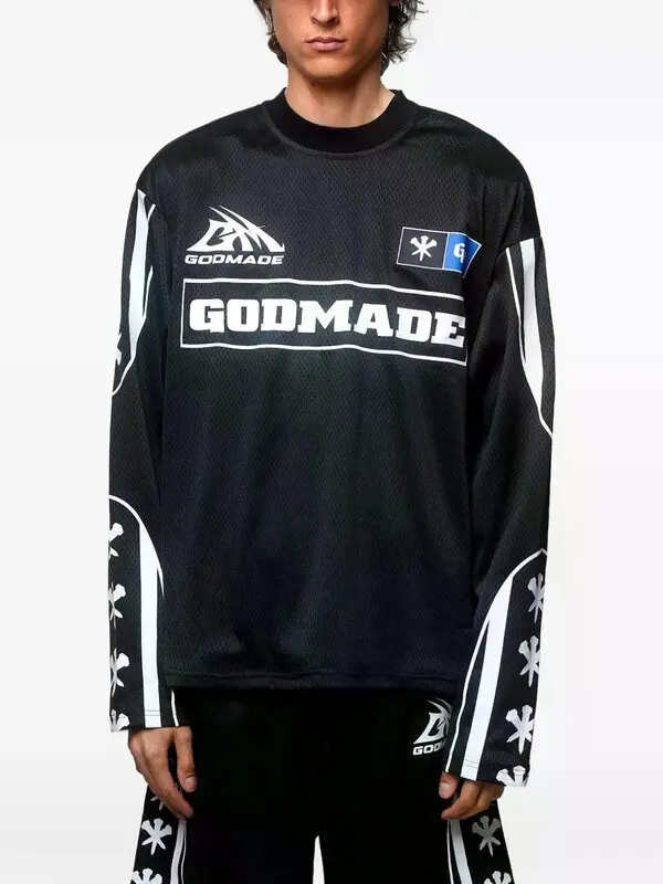 GODMADE Logo-detail T-shirt - Black