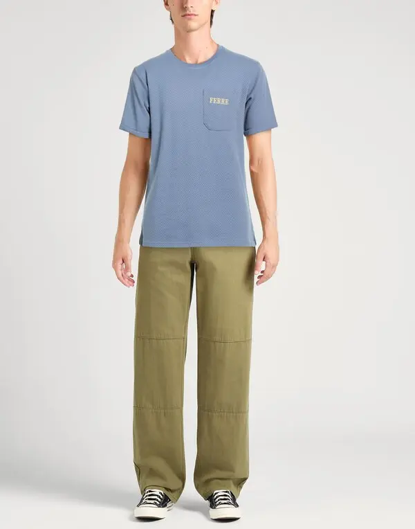 FERRE' T-shirt Size Cotton, Polyester - Blue