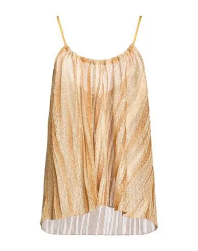 FORTE_FORTE Striped Knit Top - Mandarin
