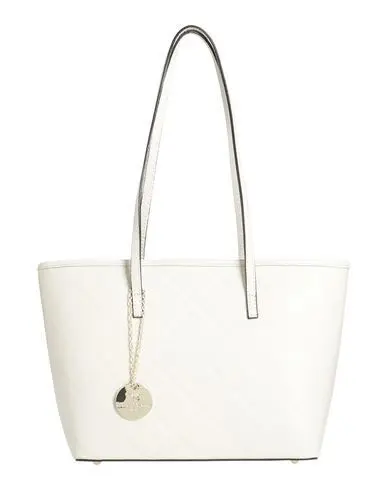 LAURA DI MAGGIO Cream Leather Shoulder Bag - White
