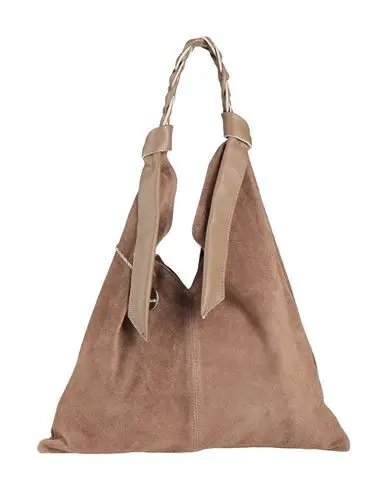 LAURA DI MAGGIO Leather Shoulder Bag - Beige