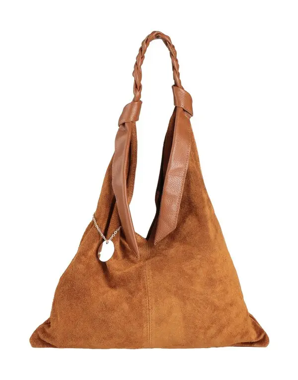 LAURA DI MAGGIO Leather Shoulder Bag - Tan